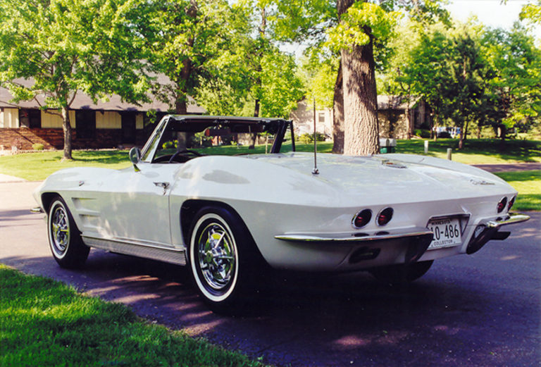 63 vette rear view | Anderson Restorations